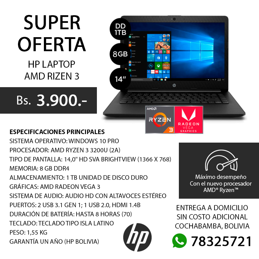 Médico Atlas cristal precio de laptop hp en bolivia nudo Privación Valle