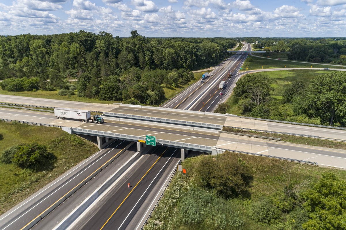 Dickinson County, MI Road Conditions with Driving and Traffic Flow ...