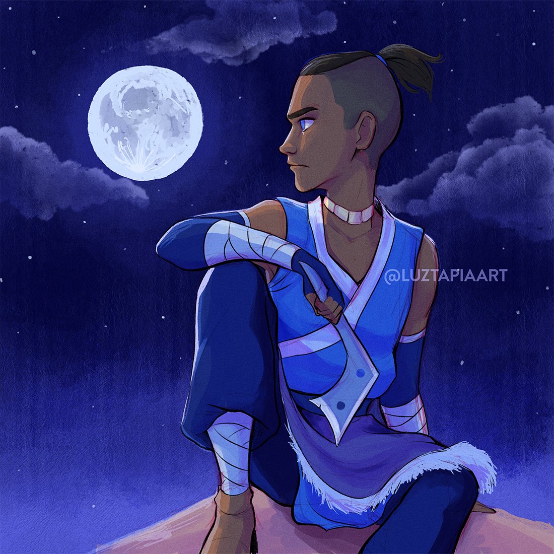 Avatar The Last Airbender Yue And Sokka