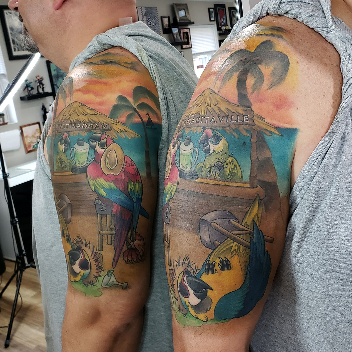 Jimmy Buffett Parrot Tattoos A Father And Daughter Find Healing In The