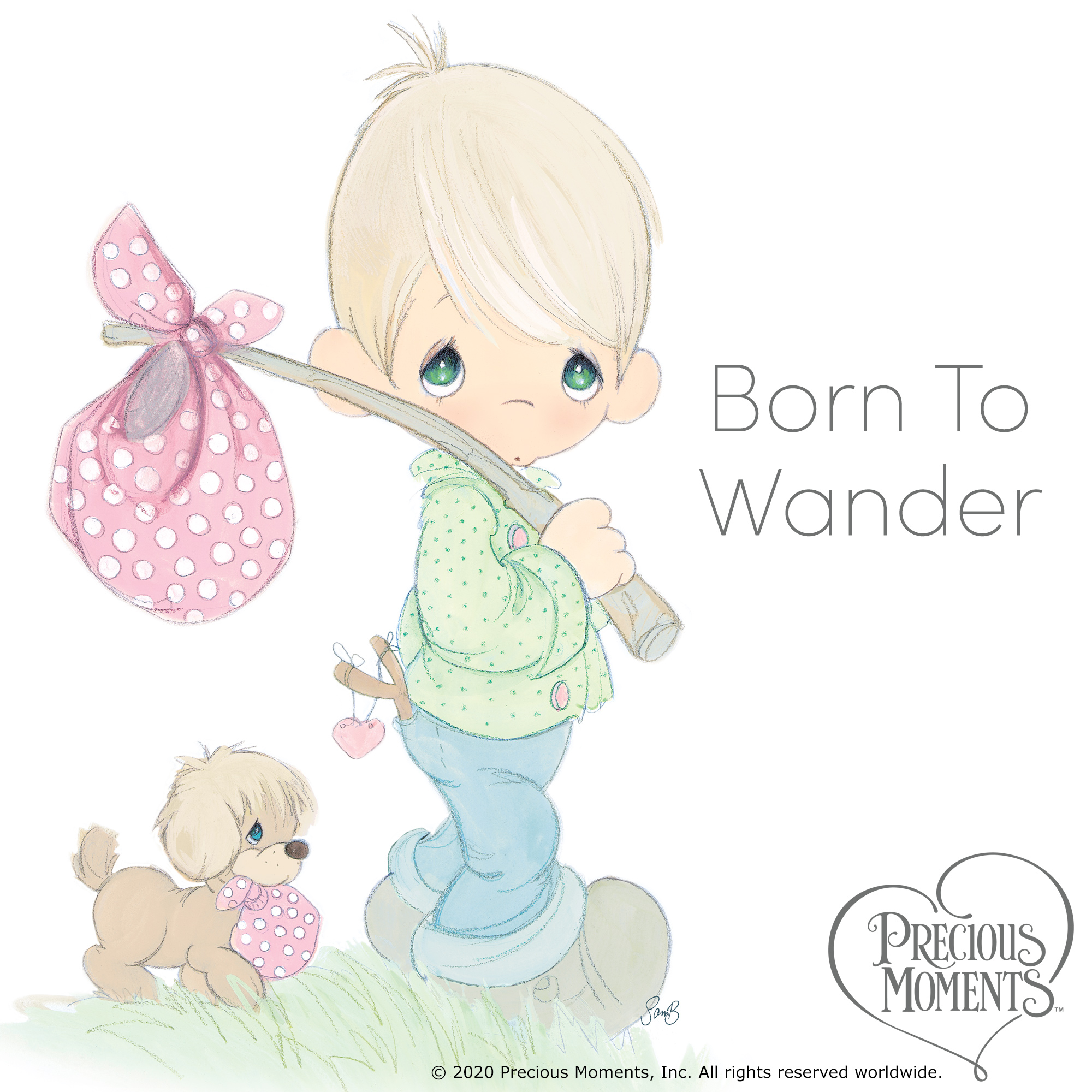 Precious Moments Baby Girl Clipart