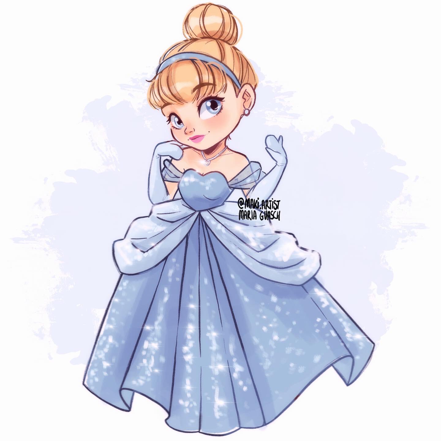 Chibi Disney Princess Cinderella
