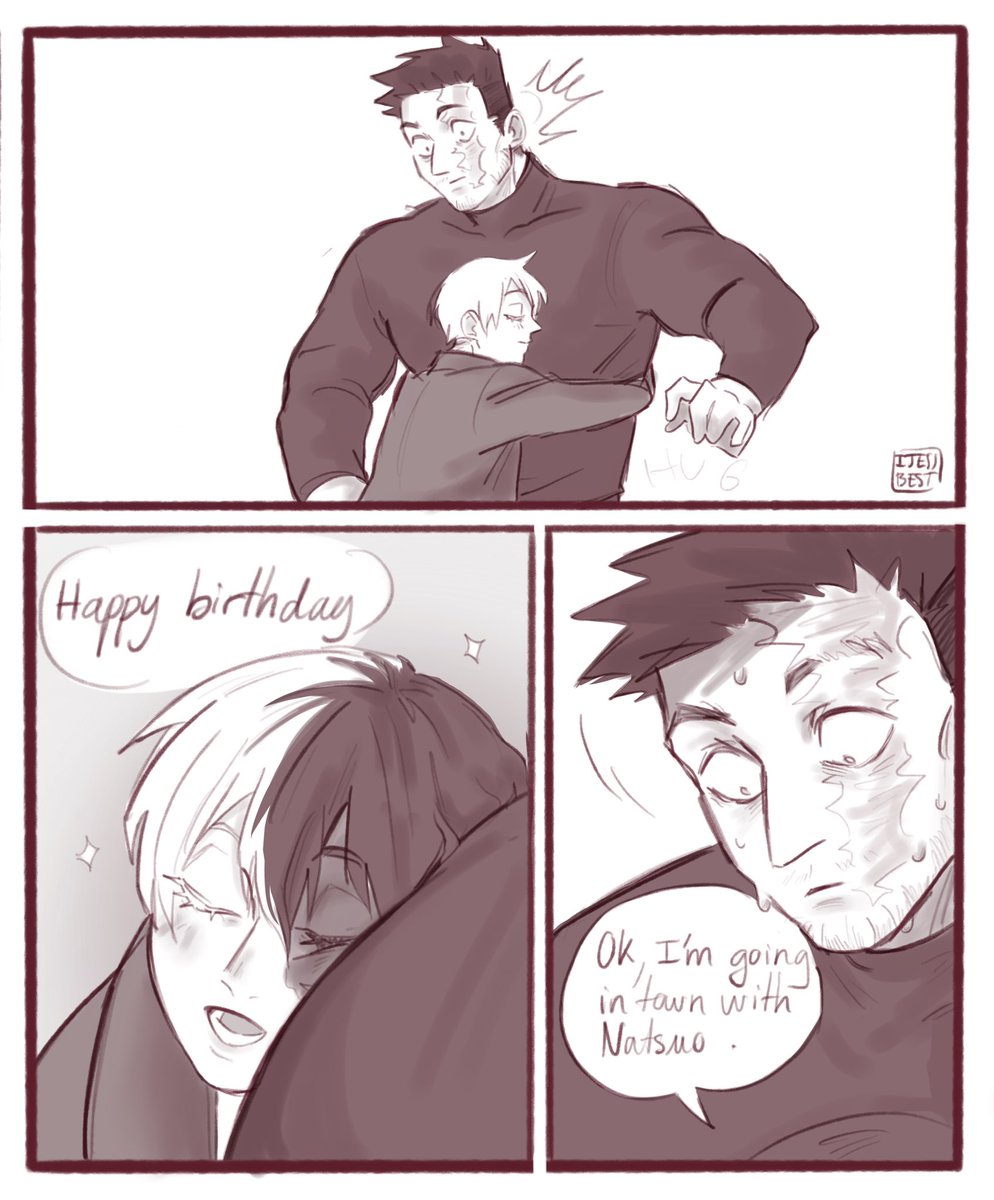 「Has it's tradition for me I always draw Todoroki family shen」Ijessbestの漫画