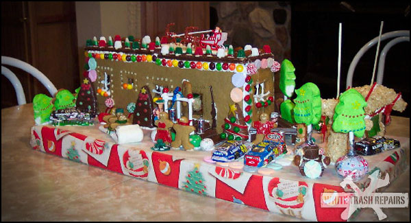 Redneck Gingerbread Trailer