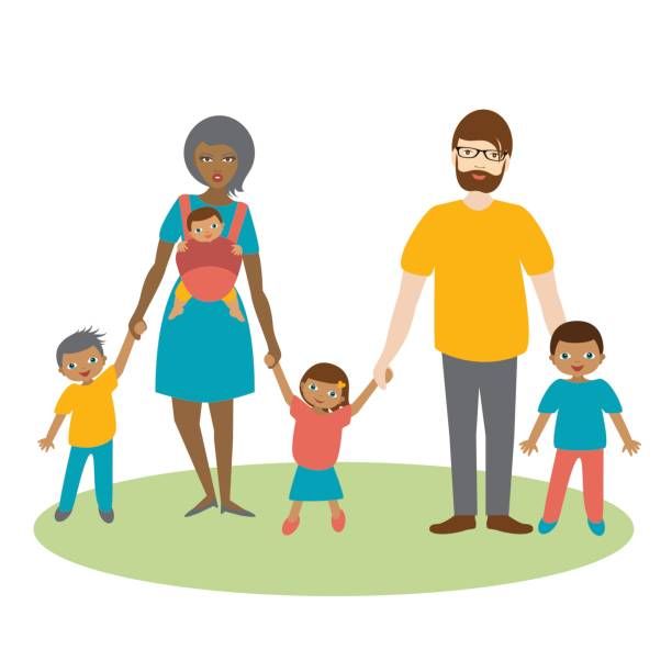 Multicultural Family Clipart Images