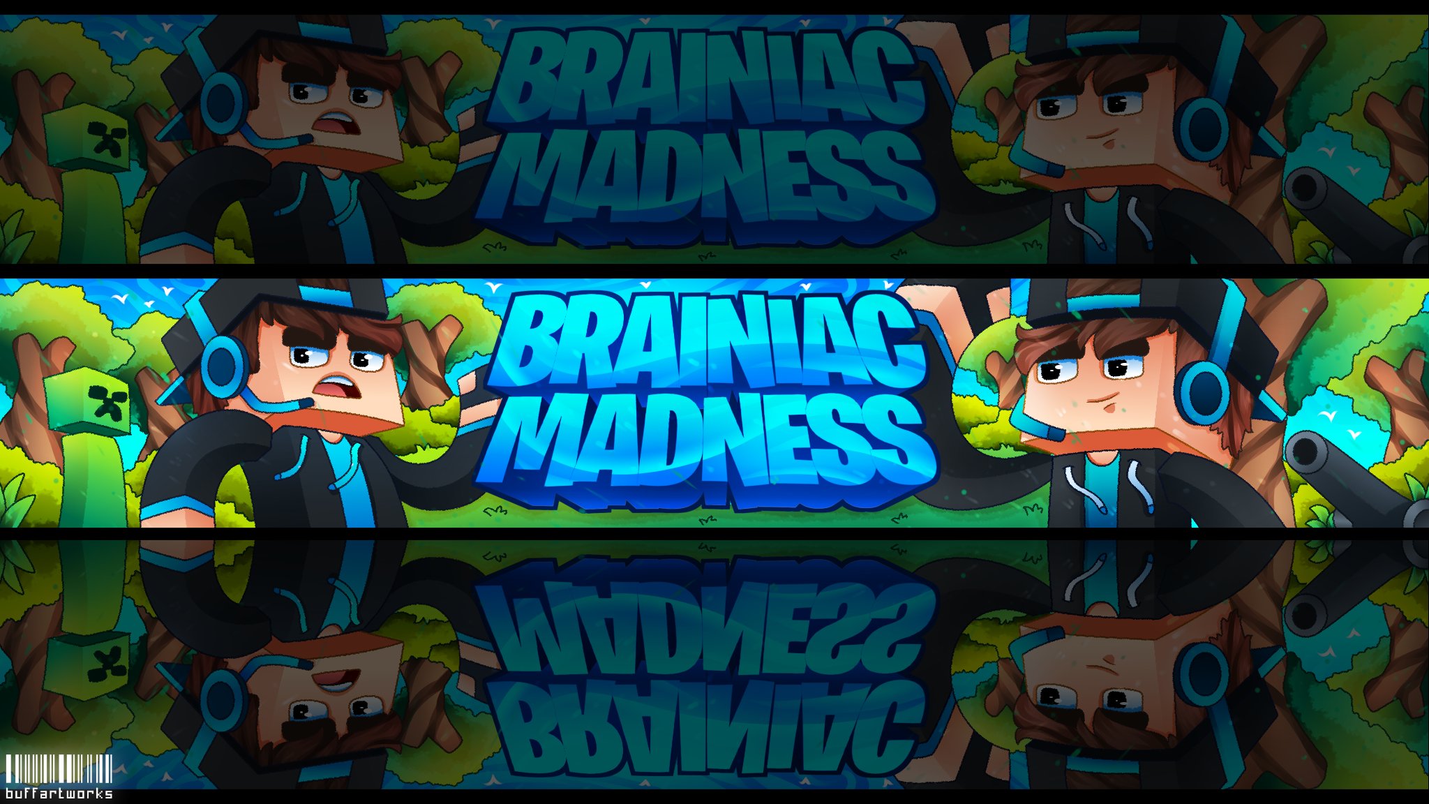 Youtube Minecraft Channel Art 2048x1152