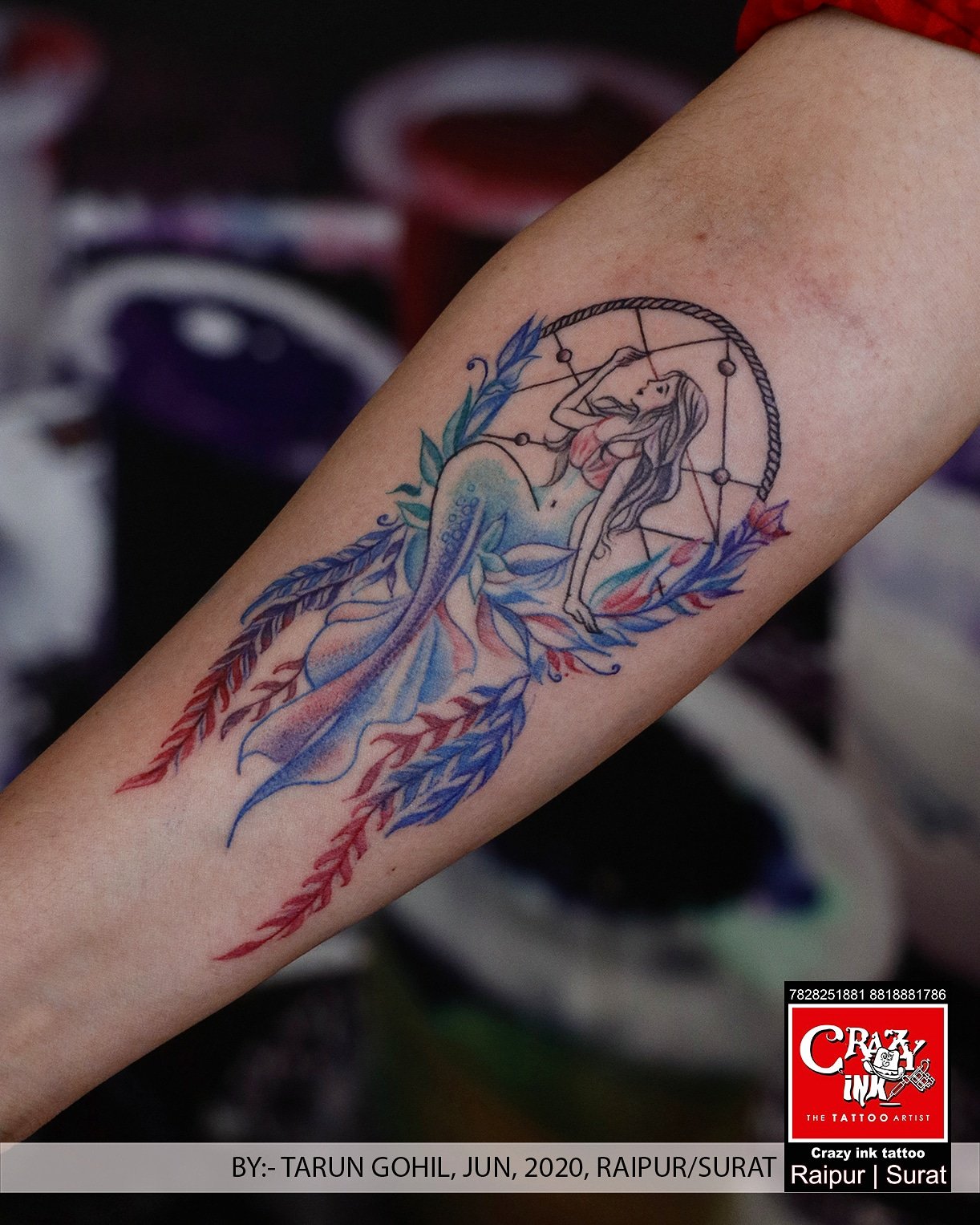 Colorful Mermaid Tattoos Ramón On X: "Olga Grigorieva > Mermaid