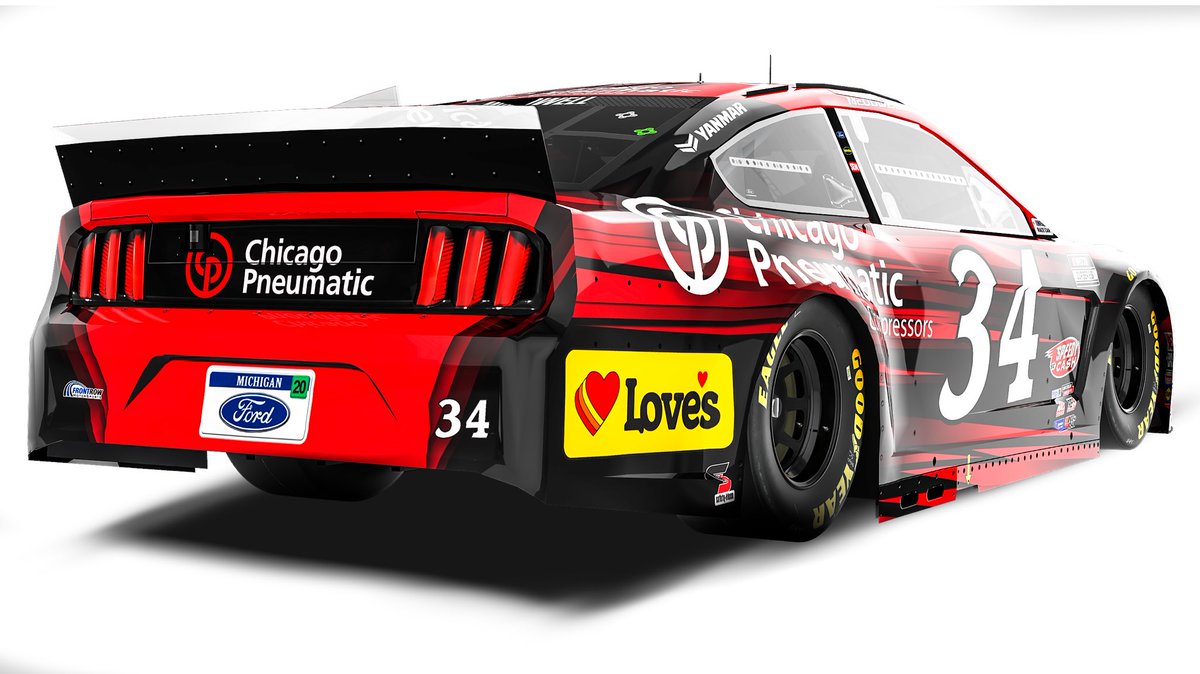 Chicago Pneumatic Compressors to sponsor McDowell at NHMS and Daytona Road Course : r/NASCAR