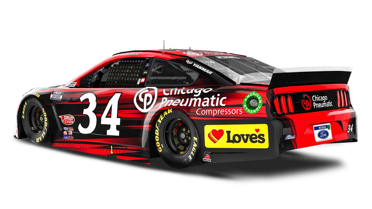 Chicago Pneumatic Compressors to sponsor McDowell at NHMS and Daytona Road Course : r/NASCAR