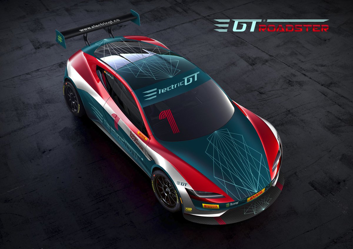 Electric GT Holdings X Without a doubt the most spectacular of the family will be the EGTR the racing version of the Tesla Roadster the pride of the family and the