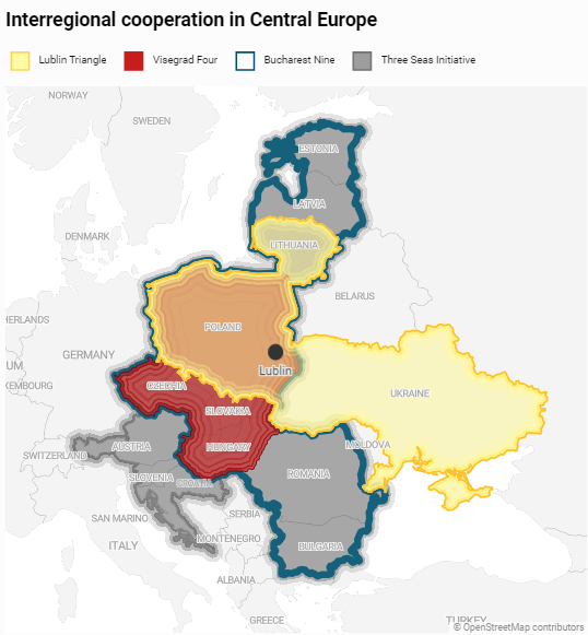 With the creation of the Lublin Triangle, Ukraine is now on the map of ...