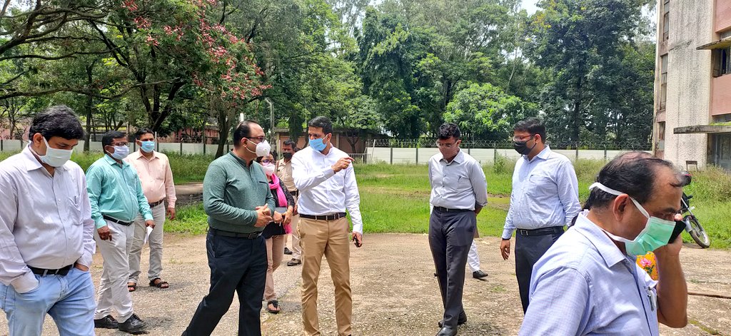 DC Ranchi on Twitter: "Inspected HEC PARAS #COVID hospital today, took hold of the situation ...
