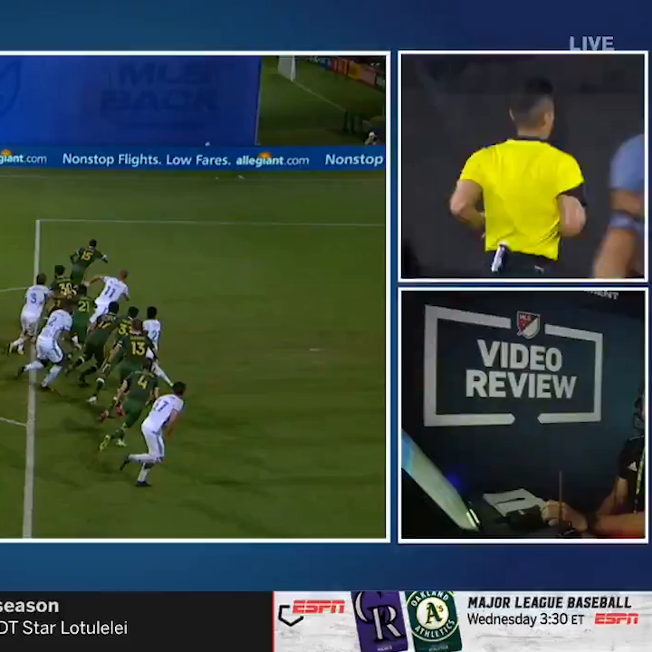 ESPN FC on Twitter: "Mic'd up referees Checking the monitor Talking with video review team MLS ...
