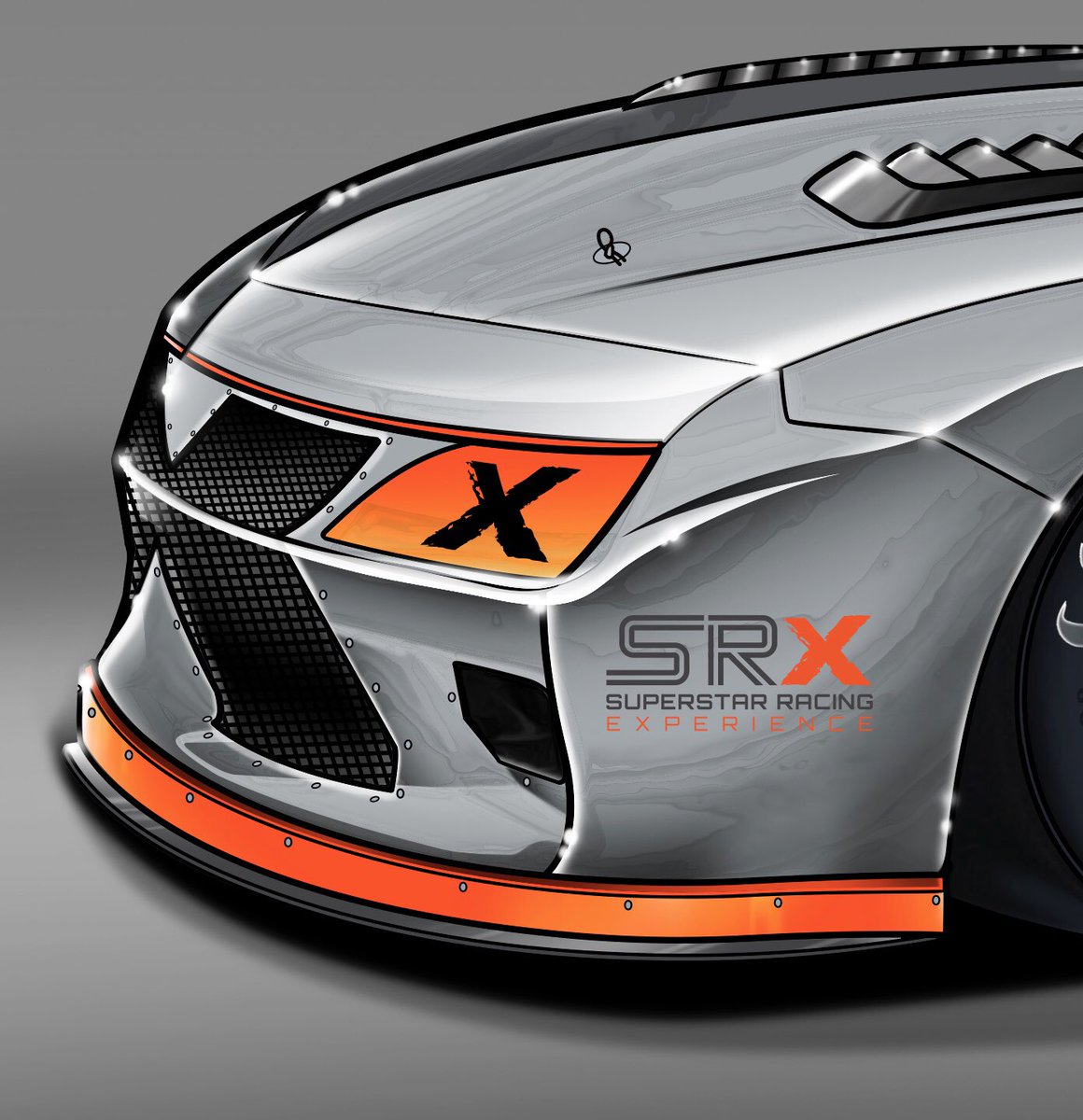 New SRX car preview with a shorter splitter and valence. : r/NASCAR