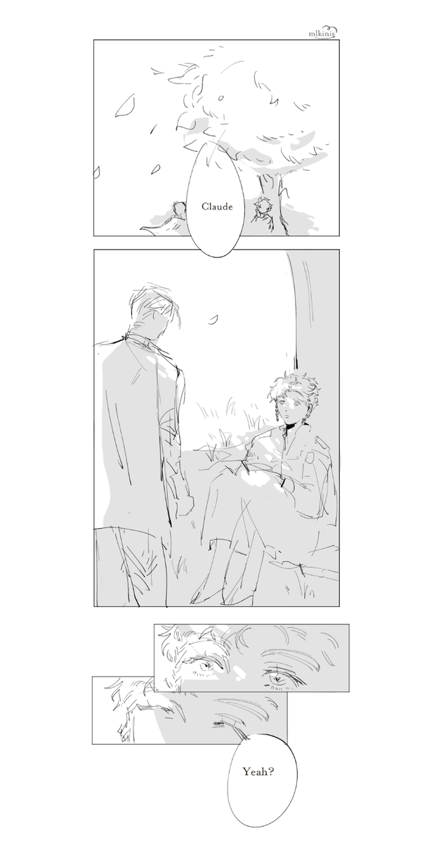 「they are friends now!!!? 」mlkinis 💜の漫画