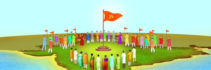 Hindu Rashtra Flag