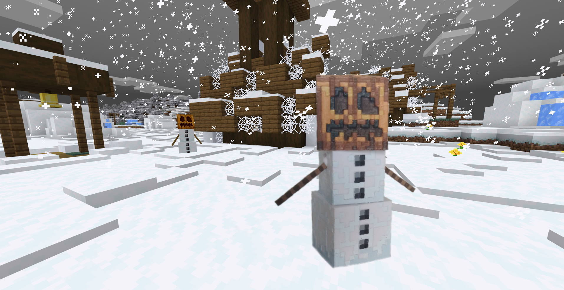 Minecraft Snow Golem In Real Life