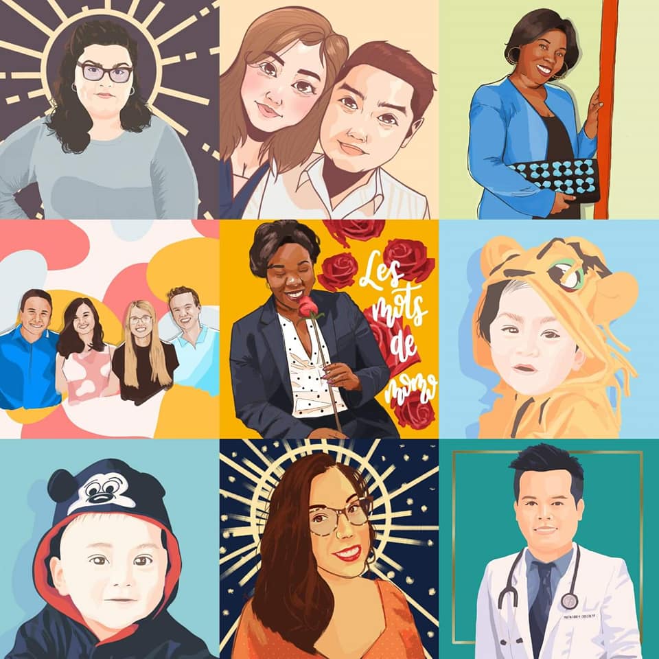 Gamchawizzy hello! i'm miah and i do portraits and branding」miah !!!の漫画