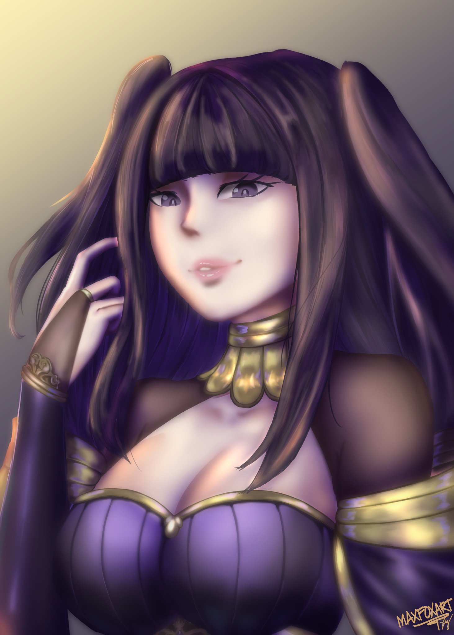 Maxie on Twitter: "Wow it took me a while to finish tharja - lost 3hrs of progress at one point ...