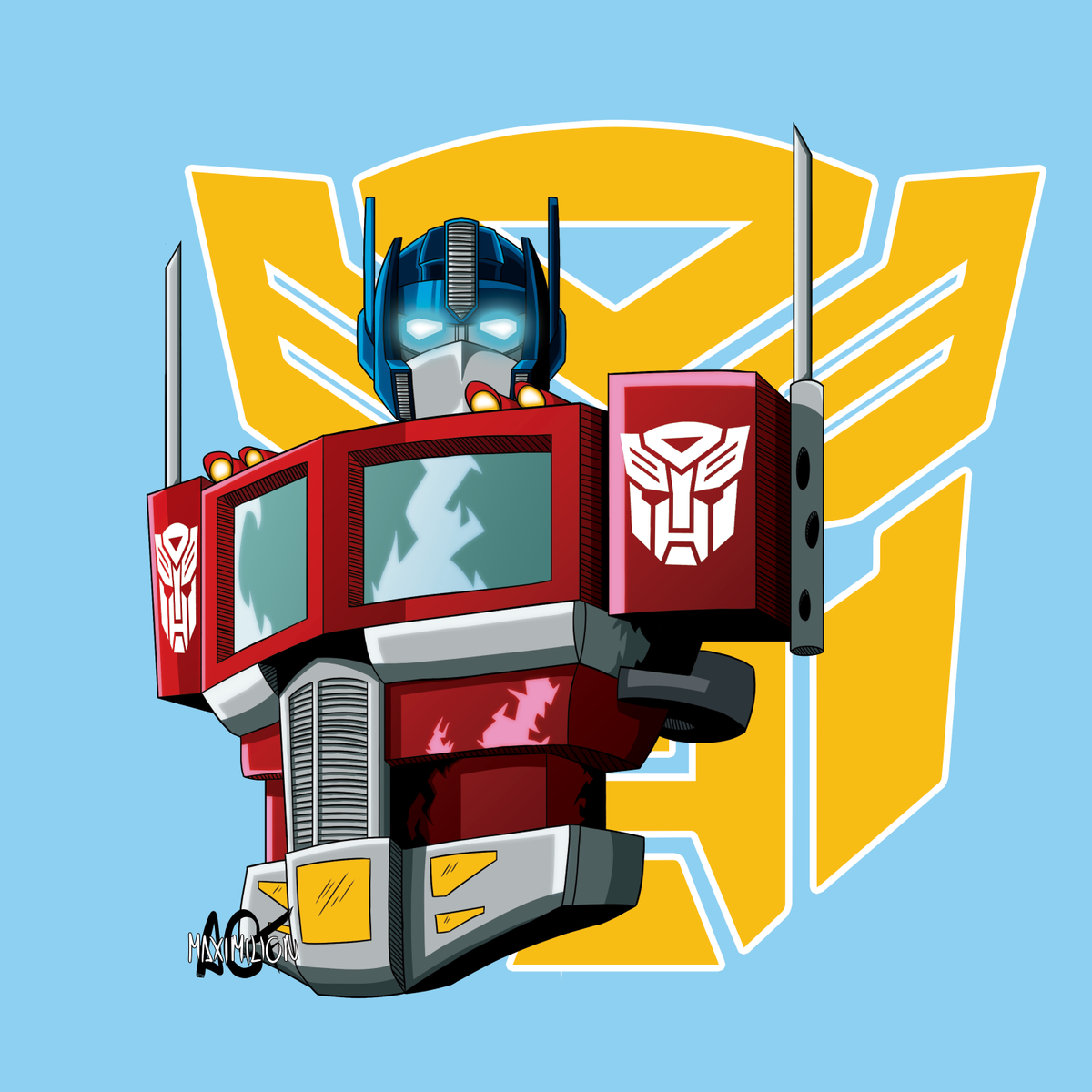 Optimus Prime Face Png