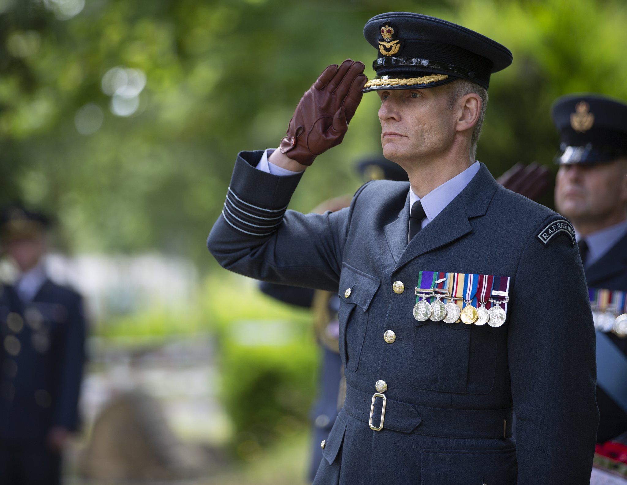 Green Royal Air Force Uniform