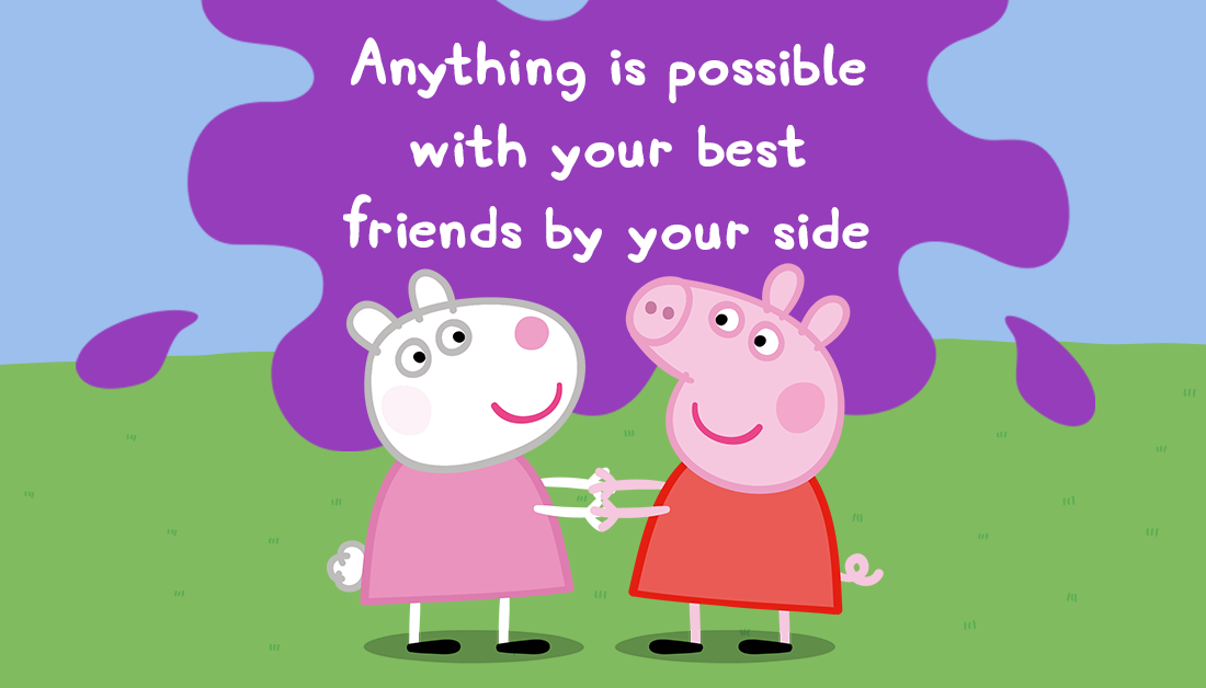 Peppa Pig Famous Quotes Inspirational Quote Peppa Frog Pig Dank Meme"