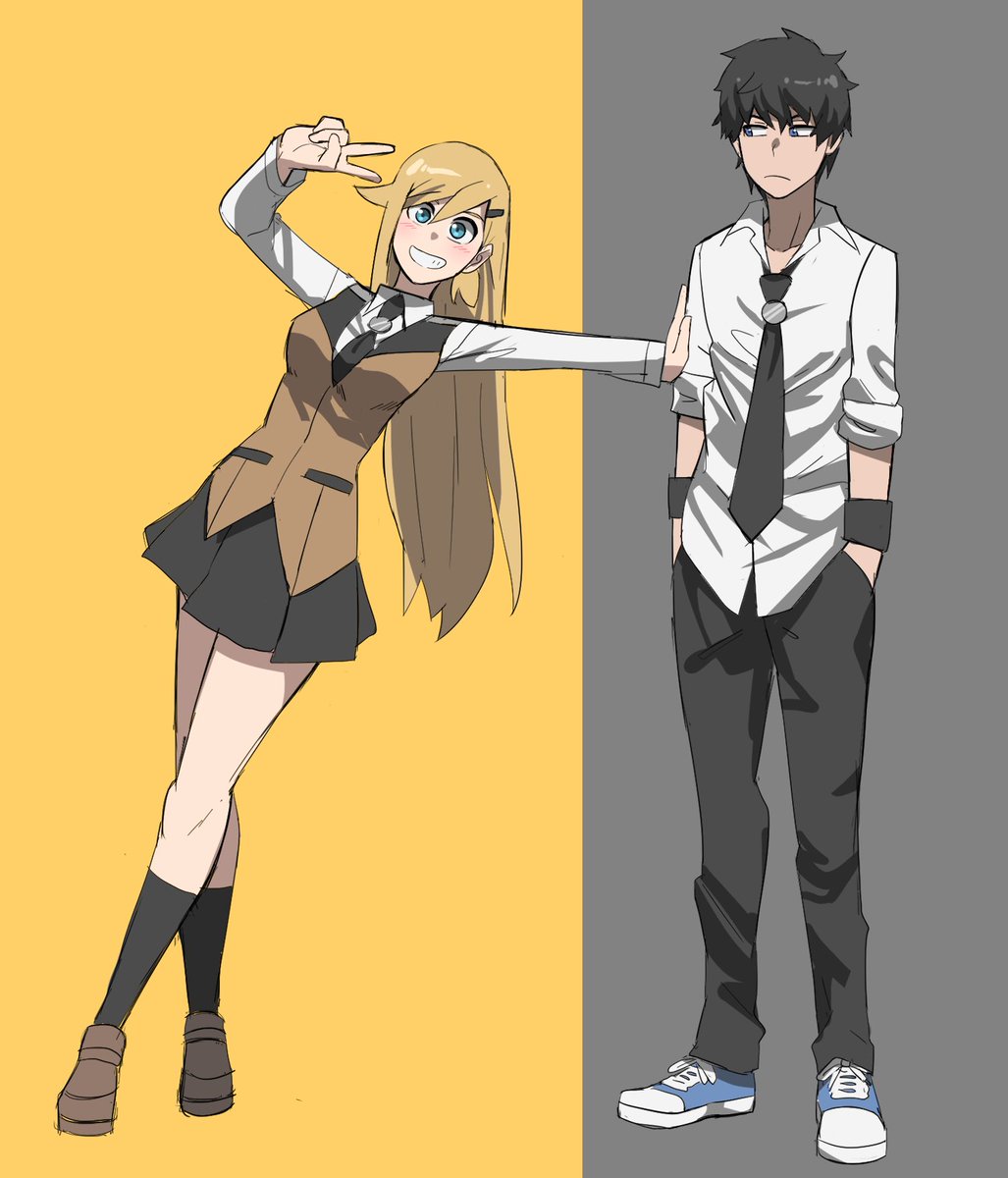 「OCs (Left)Hakami (Right)Arashi. I love 」|Jourd4nのイラスト