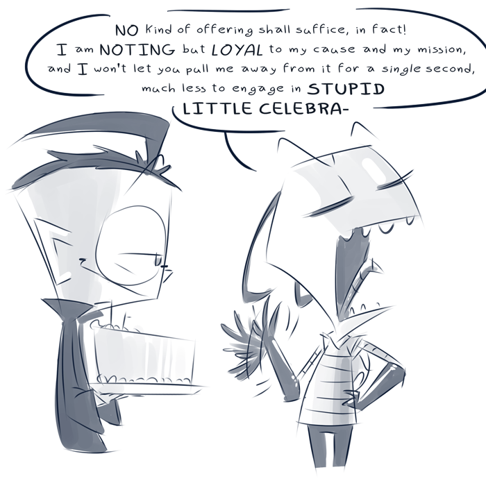 「Dib and Gaz's lives as moths. Old silly doodle comic. #art ...