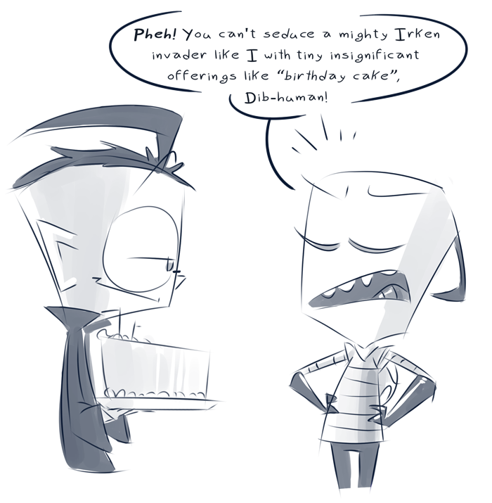 「Dib and Gaz's lives as moths. Old silly doodle comic. #art ...