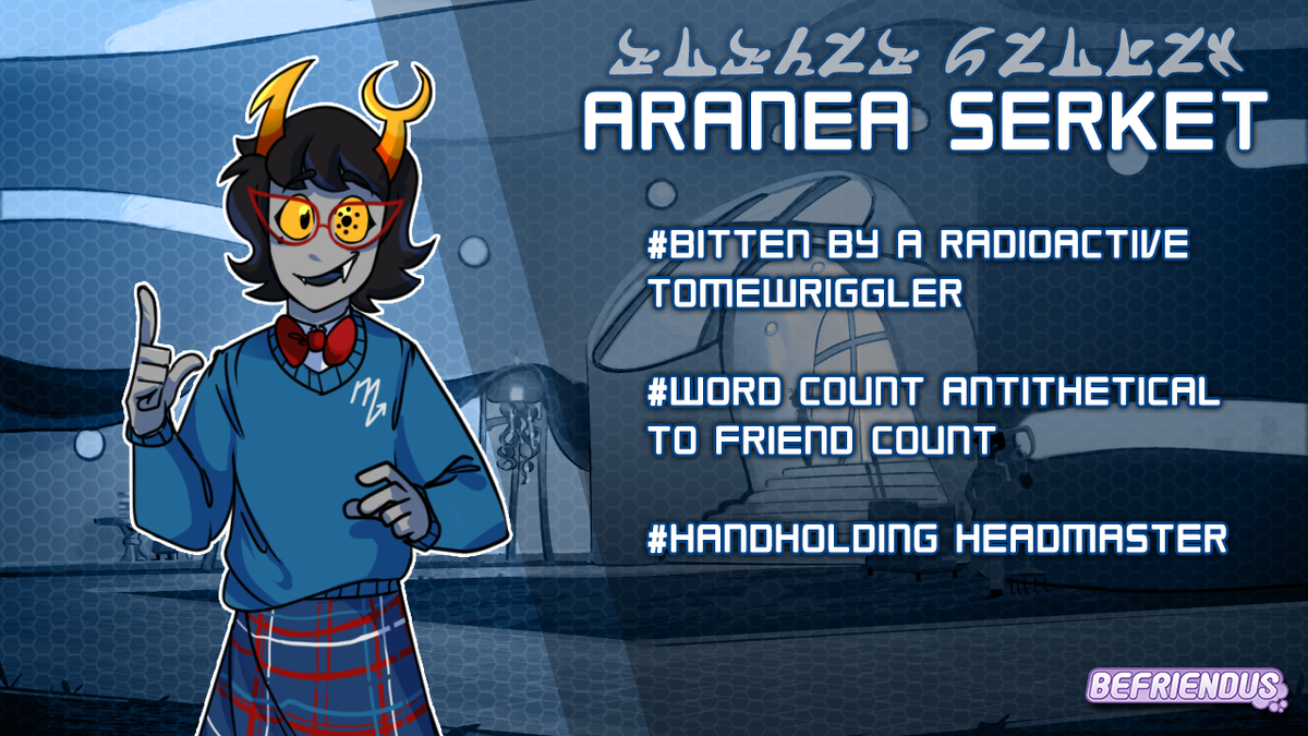Befriendus - Aranea Reveal & Screenshots! : r/homestuck