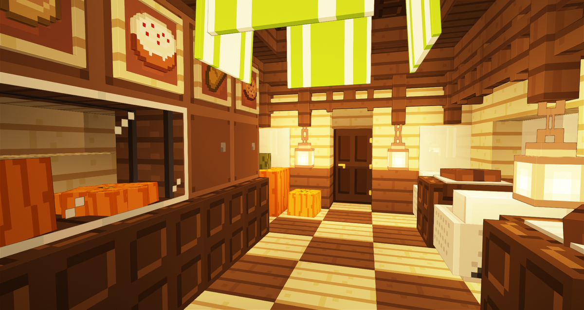Minecraft Bakery Interior