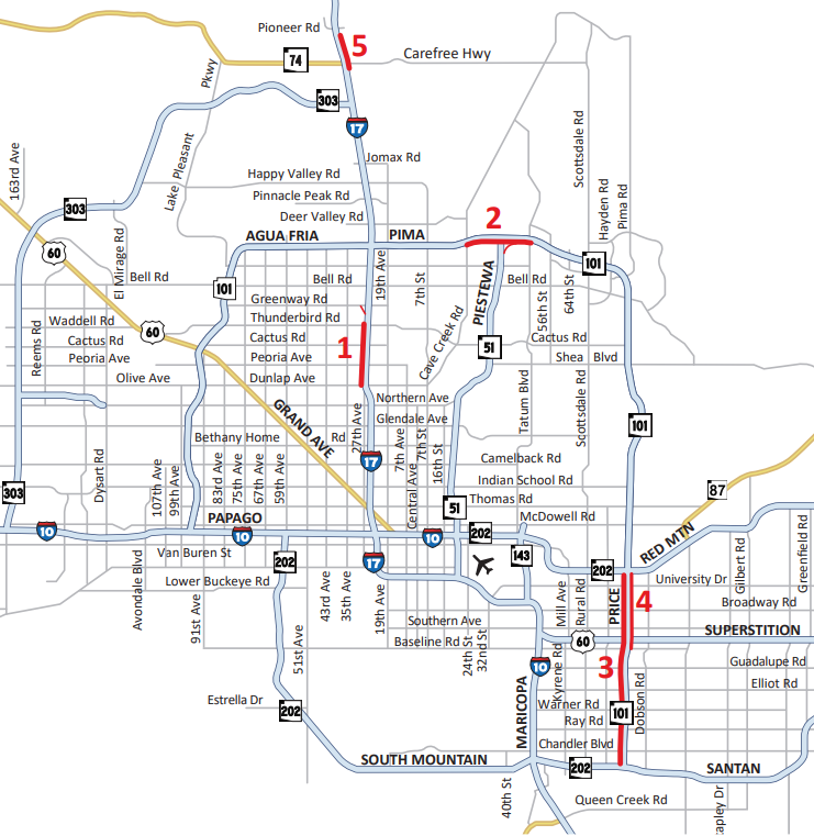 LISTEN: Expect closures and restrictions on sections of I-17 and L-101 ...