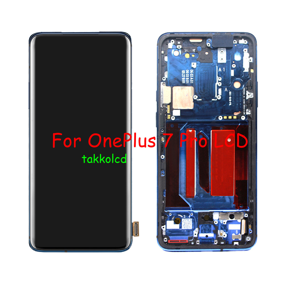 100% ORIGINAL For OnePlus 7 Pro LCD Touch Screen Digitizer Assembly For ...