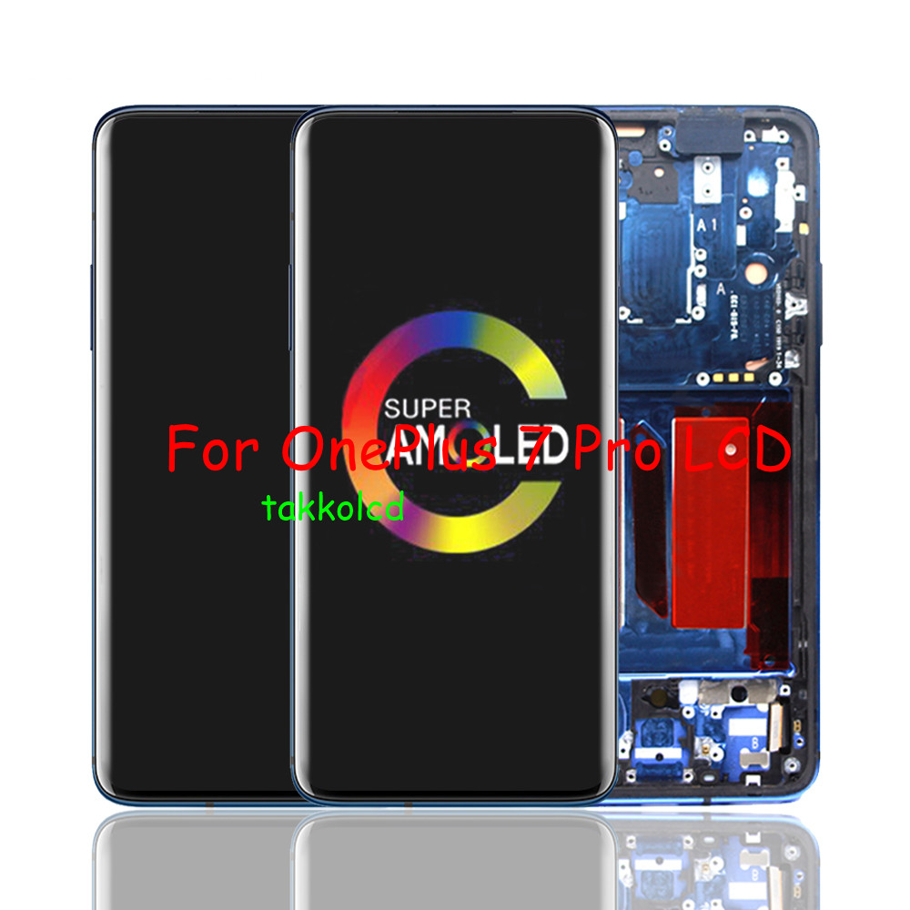100% ORIGINAL For OnePlus 7 Pro LCD Touch Screen Digitizer Assembly For ...