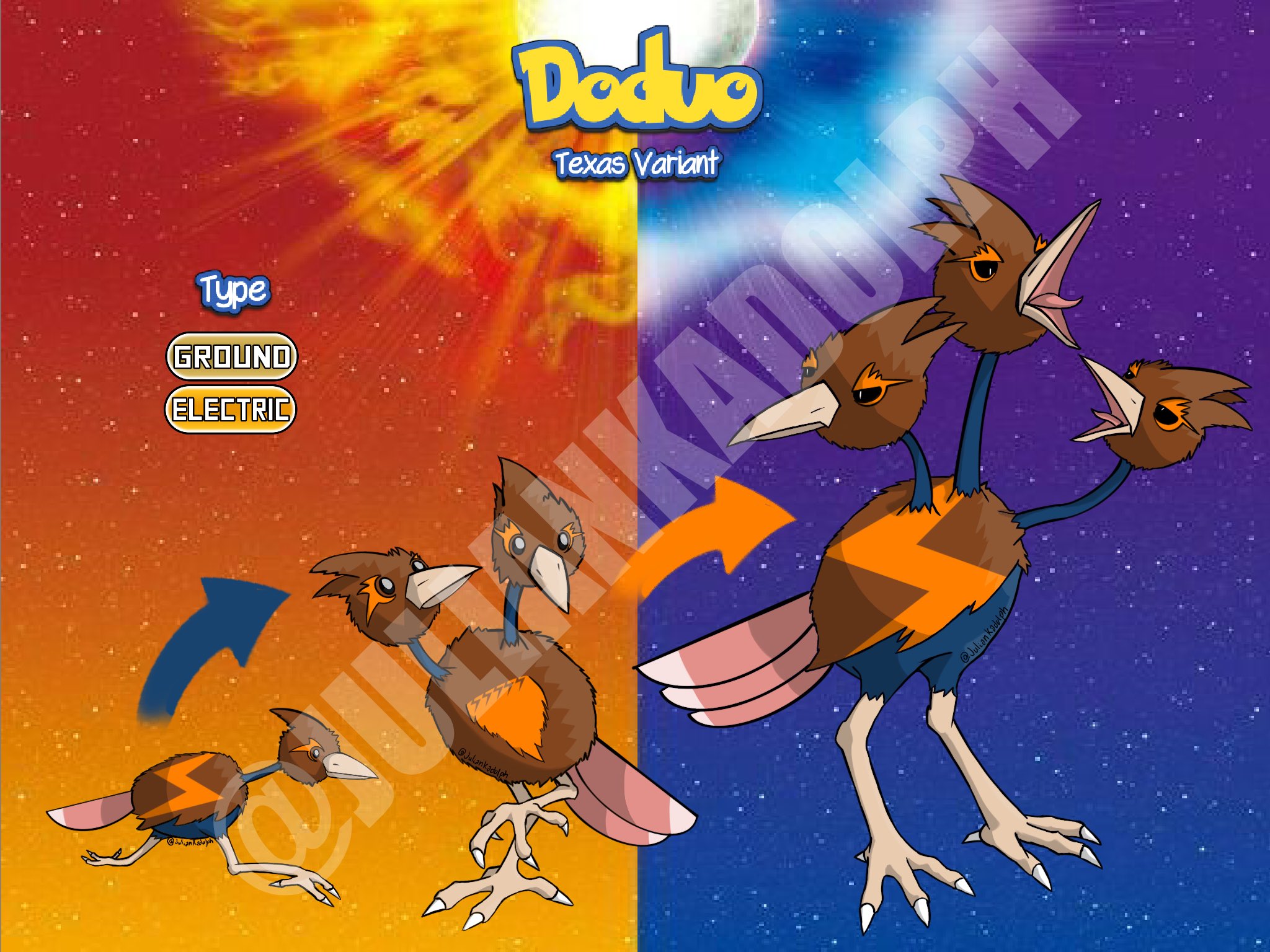 Pokemon Doduo Evolution