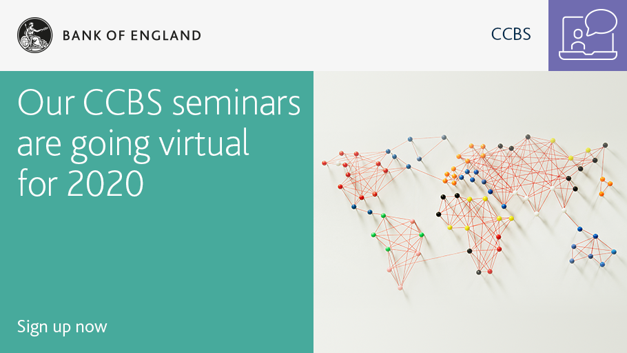 Our Centre for Central Banking Studies run international seminars and events for central bank ...