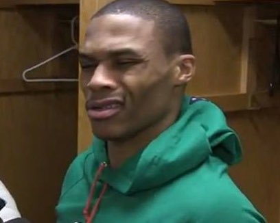 Russell Westbrook Facial Expression