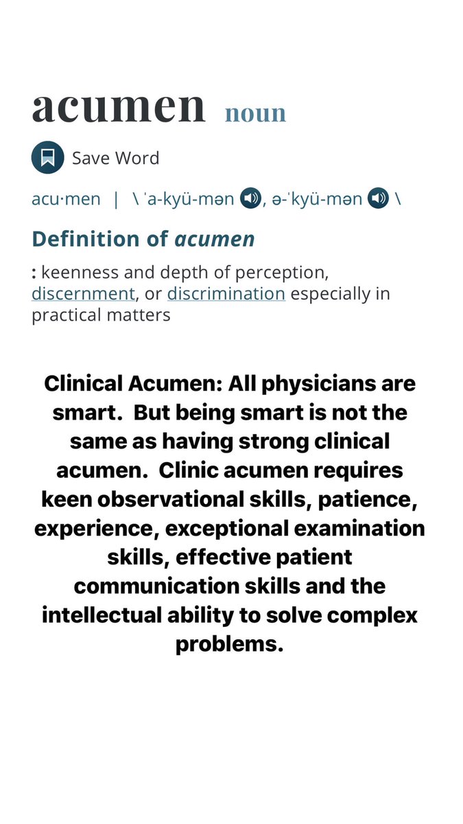 Acumen Definition
