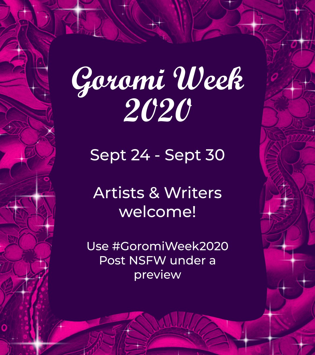 If you enjoy Goromi fan art, it's Goromi Week on Twitter! Check out the ...