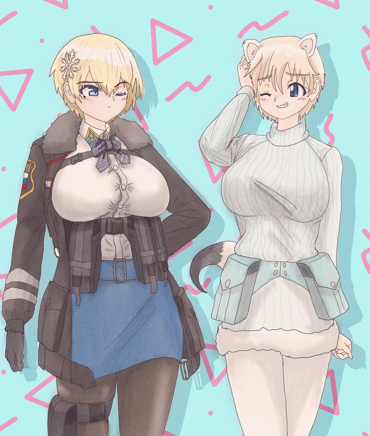 イデシン on Twitter: "@keeby_boy ドールズフロントラインというゲームのVSK-94という新キャラクターを描いた高杉ニパ作です https://t.co ...