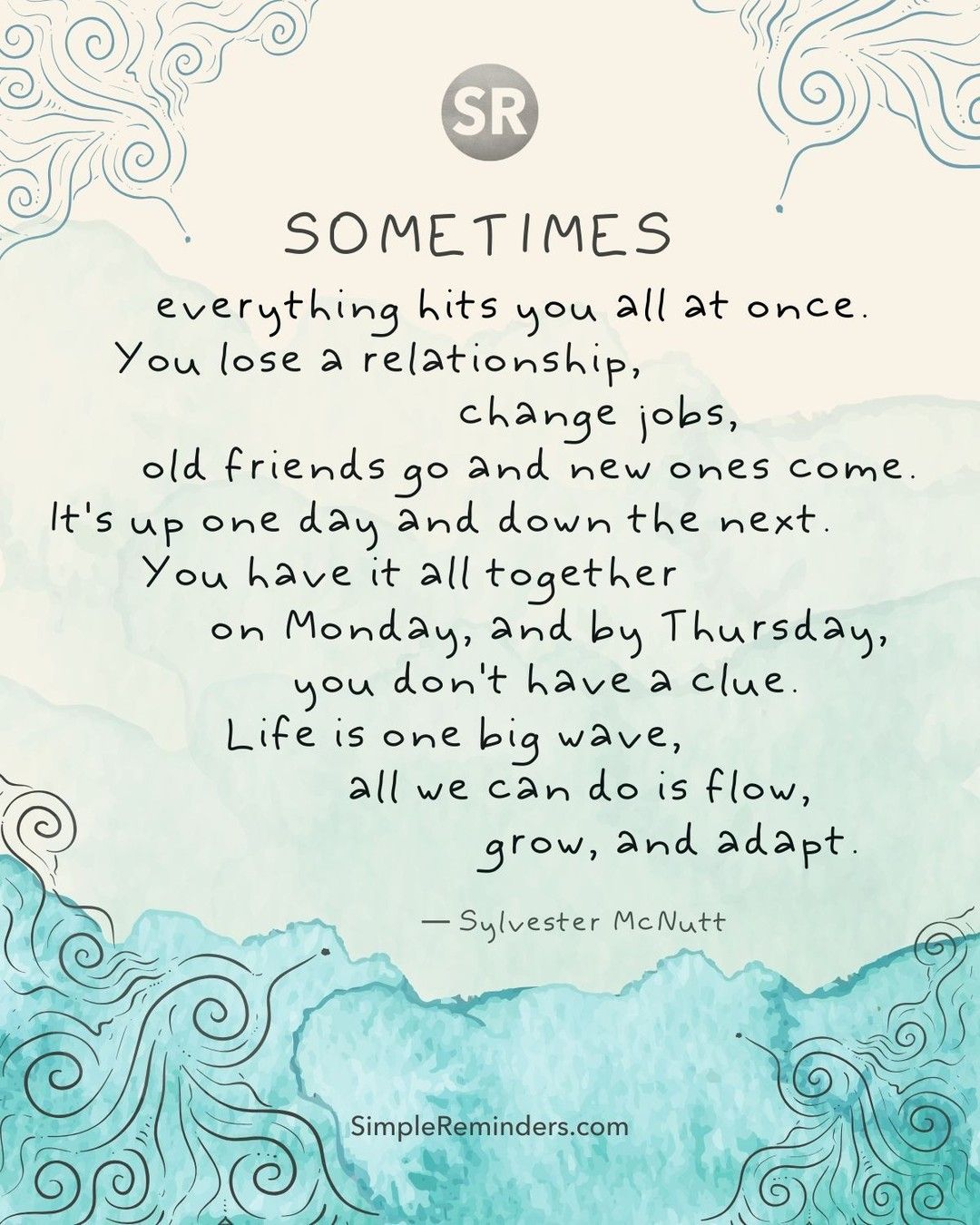 Everything Hits You At Once Quotes When Everything Hits U Quotes