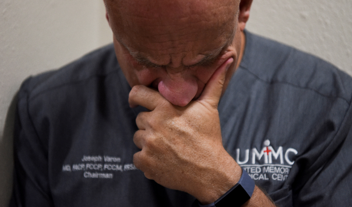 Yesterday was Dr. Joseph Varon’s 134th day leading the coronavirus unit ...