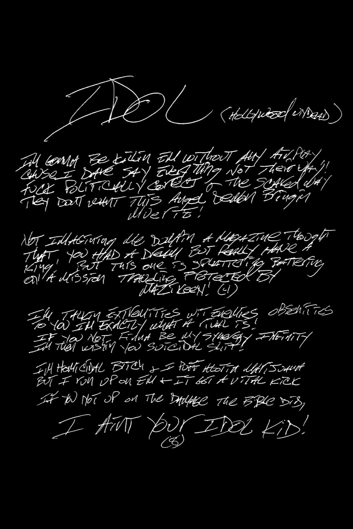 Hollywood Undead Lyrics We Are