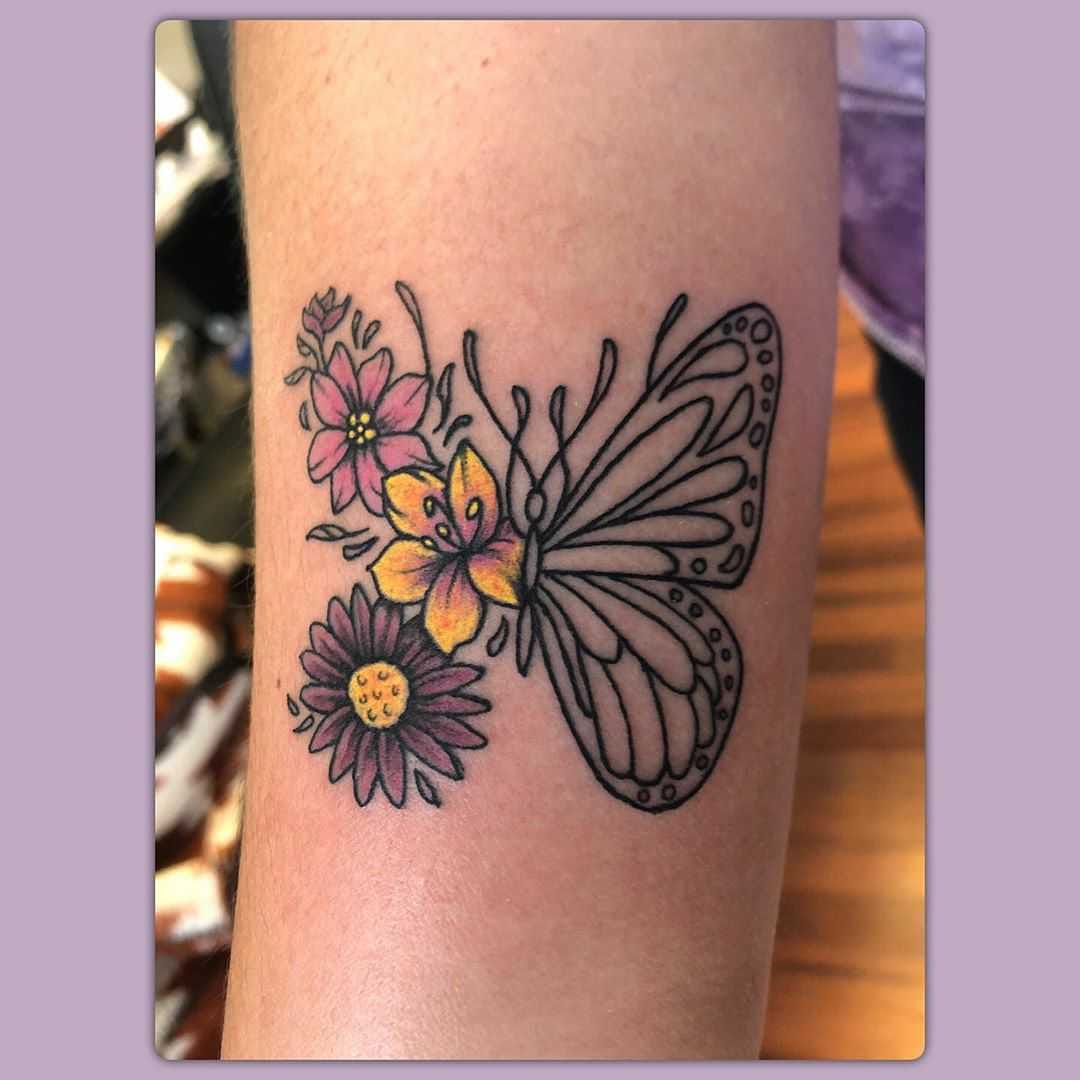 Hope Butterfly Tattoo