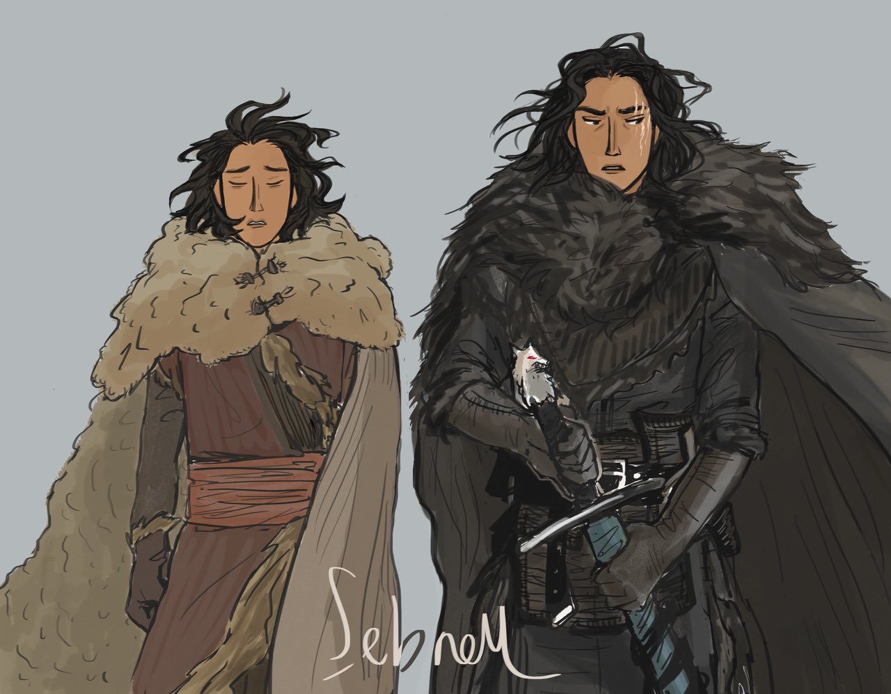 Jon Snow Lord Commander Jon Snow Scolded Again Paolo Puggioni