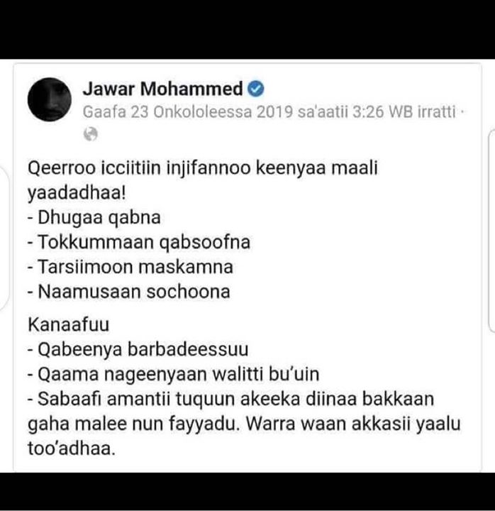 Dhaloota Qubee Oromiyaa (@OromiyaaQubee) | Twitter