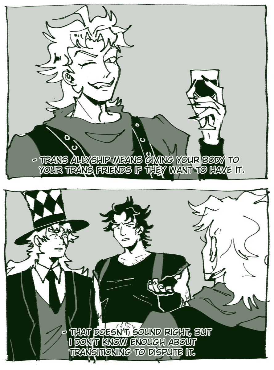 trans jonathan joestar is great but i think trans dio is really funny ...