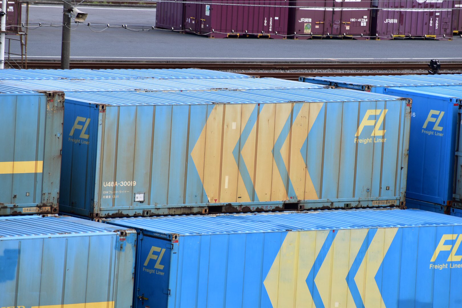 600mmコンテナ on Twitter: "UV53A-38020,-38007(ディーライン) U48A-30019(FL) U51A-30276(福通) U54A-38191(北海道西濃)…