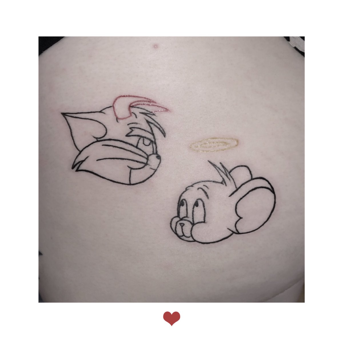 Tom and jerry tattoo - tapeqlero