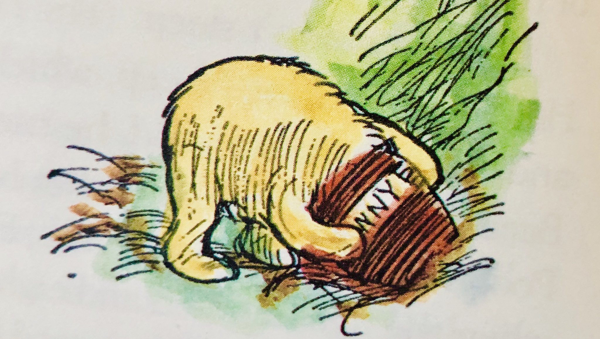 Pooh Honey Pot Head